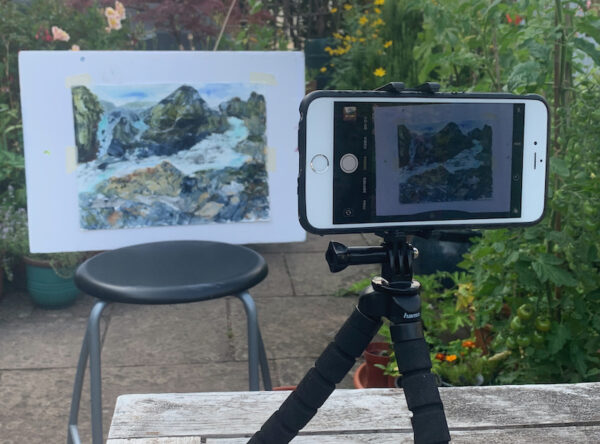 Photographing your paintings with a phone - a very simple guide - Vandy ...